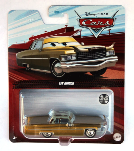 DISNEY PIXAR CARS 2022 Metal Tex Dinoco Imperfect Packaging Save 8% EUR ...