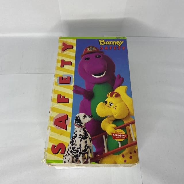 BARNEY SAFETY VHS Home Video Tape 1995 Lyons Group Sing-Along Songs £10 ...