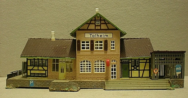 VINTAGE PLASTIC HO Building - Faller 1021149 Talheim Station (B75) £36. ...