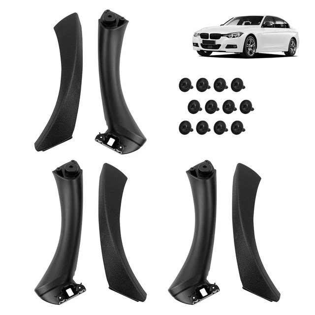 6 PCS INNER Door Panel Handle Pull Interior Trim Cover for BMW E90 06 ...