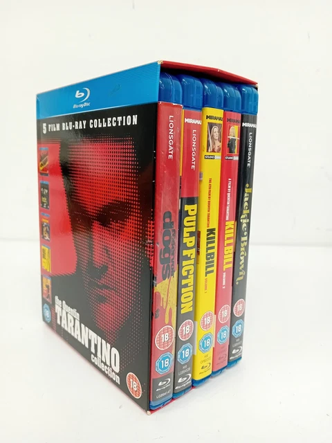 QUENTIN TARANTINO 5 Film Collection Blu-ray Box Set LIONSGATE 18 - E584 ...