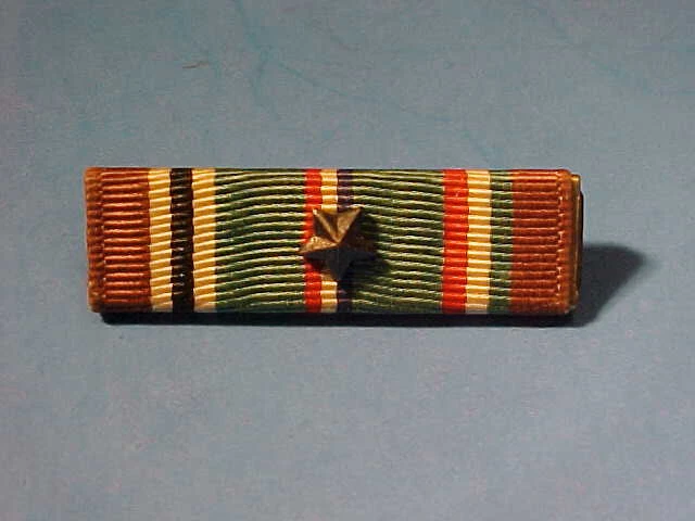 WW2 US ARMY EAME Campaign Bronze Star Ribbon Pin European African ...