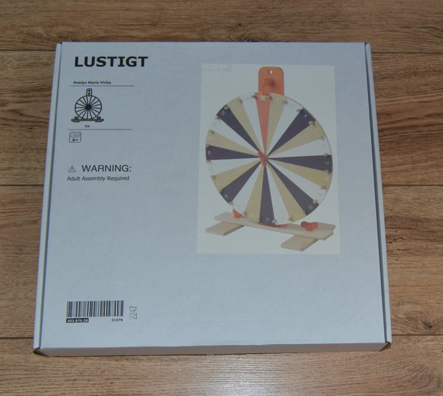 IKEA LUSTIGT GLÜCKSRAD Holz Neu EUR 79,00 - PicClick DE