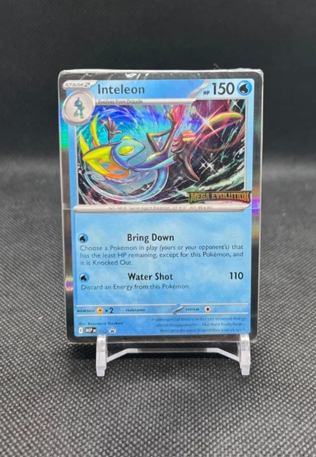 POKEMON TCG MEGA Evolution Stamped Inteleon Build and Battle Deck ...