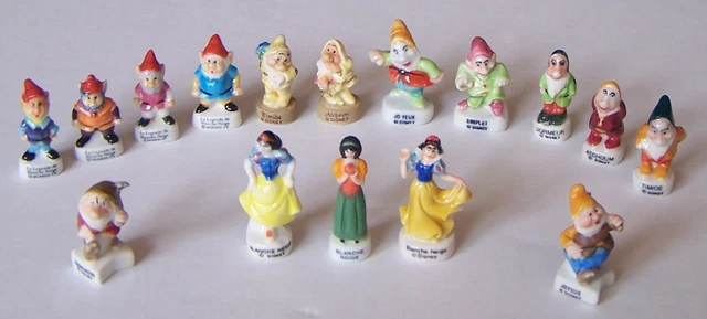 LOT DE 16 fèves DISNEY nains et blanche neige EUR 14,00 - PicClick FR