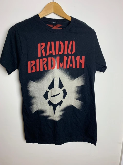 RADIO BIRDMAN BLACK T-Shirt with Band's Logo Small Size Cotton 100% EUR ...