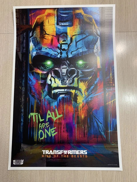 2023 TRANSFORMERS RISE OF THE BEASTS AMC COLLECTIBLE EXCLUSIVE POSTER ...