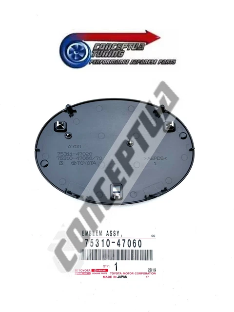 GENUINE TOYOTA FRONT GRILLE BADGE EMBLEM LOGO 75310-47060 - For 2016 ...