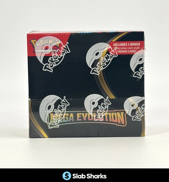 POKEMON TCG MEGA Evolution Enhanced Booster Box With Topper Sealed Box ...