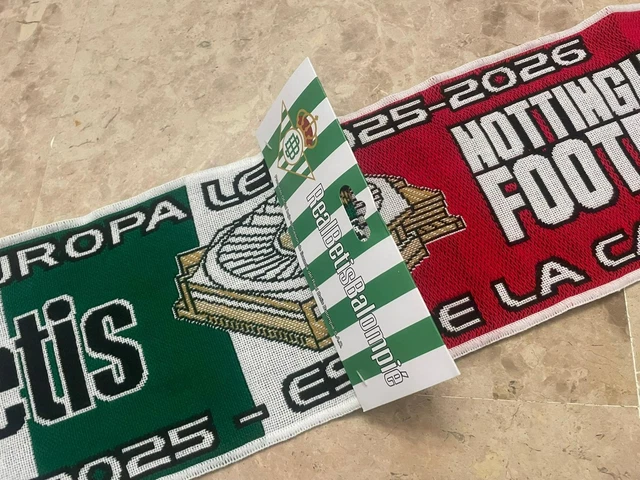 SCARF OFFICIAL UEFA Europa League 2025/26 Real Betis Vs Nottingham ...