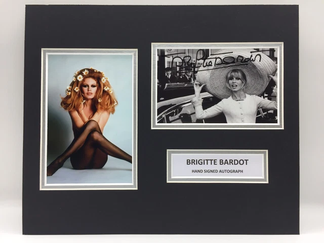 RARE BRIGITTE BARDOT Film Movie Signed Photo Display + COA AUTOGRAPH HOLLYWOOD £39.99 - PicClick UK