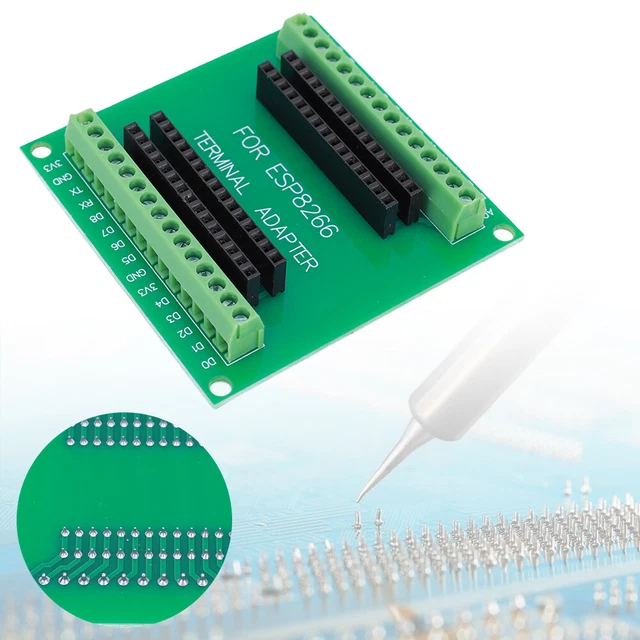 PLACA DE TORNILLO terminal ESP8266 GPIO útil conduce para nodo ESP8266 ...