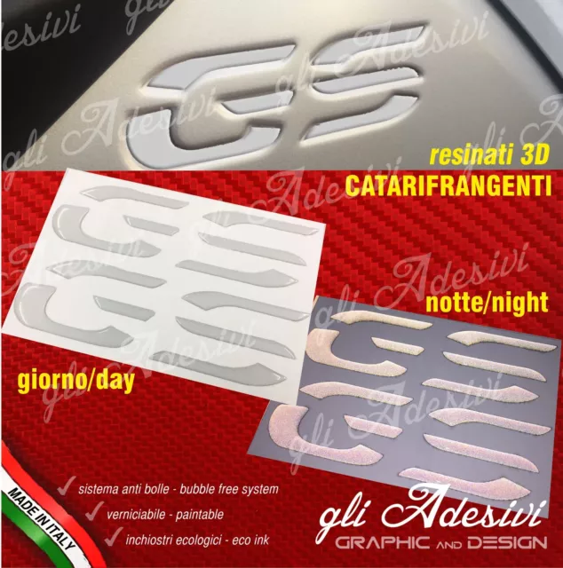 COPPIA ADESIVI RESINATI 3D BMW GS Serbatoio R 1200 LC Catarifrangente ... COPPIA ADESIVI RESINATI 3D BMW GS Serbatoio R 1200 LC Catarifrangente ...