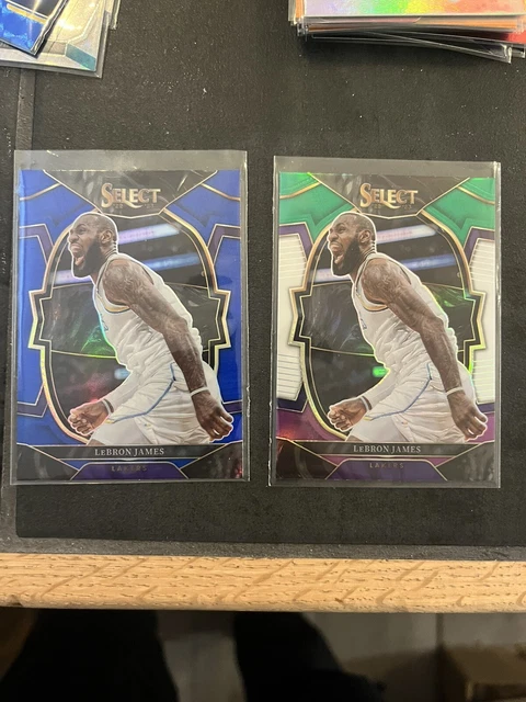 LEBRON JAMES BLUE Scope And TRI-colour Concourse Select 2022-23 $4.00 ...