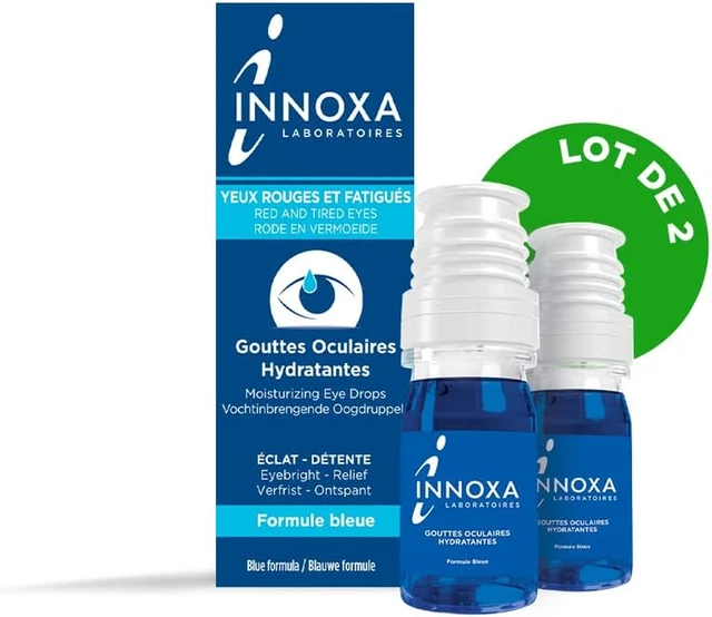 INNOXA - BLUE Formula Drops - Eye Drops - Repairs Red and Tired Eyes ...