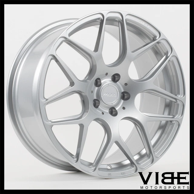 20& MRR FS01 Silver Flow Forged Concave Wheels Rims Fits Ford Mustang ...