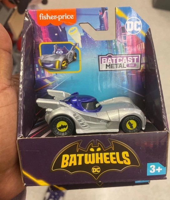 FISHER-PRICE DC BATWHEELS Armored Bam The Batmobile 1:55 Scale Vehicle ...