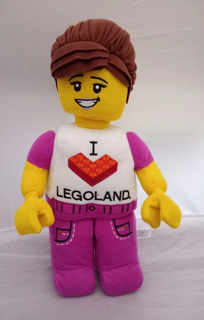 LEGOLAND EXCLUSIVE 'I Love Legoland' Girl Plush Soft Toy Doll 14" £9.99 ...
