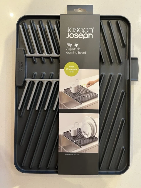 JOSEPH JOSEPH FLIP-UP Adjustable Draining Board, Dish rack drainer ...