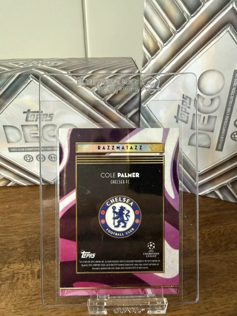 COLE PALMER RAZZMATAZZ Numbered /50 Topps Deco 2025/26 Chelsea FC *rare ...