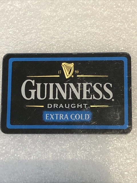 GUINNESS DRAUGHT EXTRA Cold Tap Handle Badge & Pump Badge Pub Bar ...