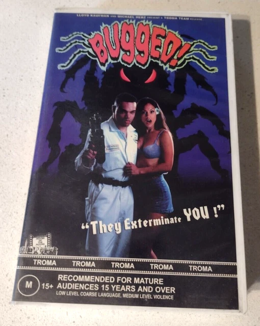 BUGGED VHS PAL Big box ex rental video Troma $74.39 - PicClick AU
