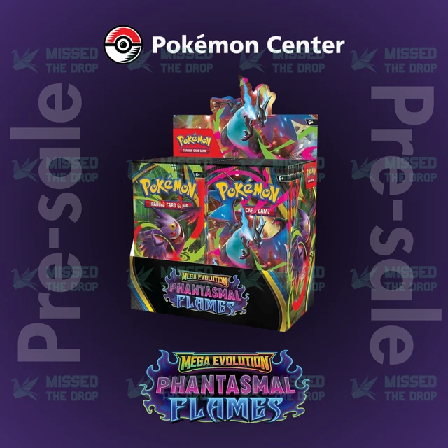 POKÉMON TCG: MEGA Evolution-Phantasmal Flames Booster Display Box 🔥 ...