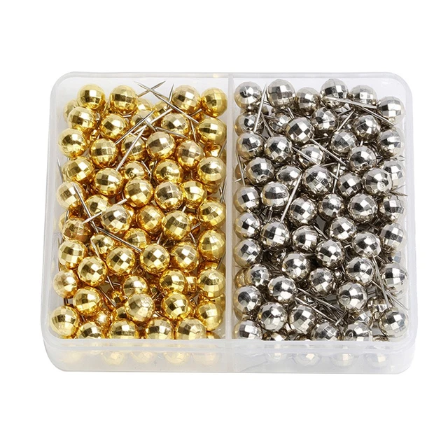 200 PCS 6 mm Round Push Pin Map Tacks Positioning Pins for Clothing $17 ...