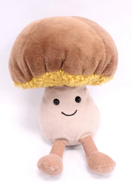 JELLYCAT AMUSEABLE TOADSTOOL Mushroom Plush & Cord Soft Toy 6" - ZZ5 £9 ...