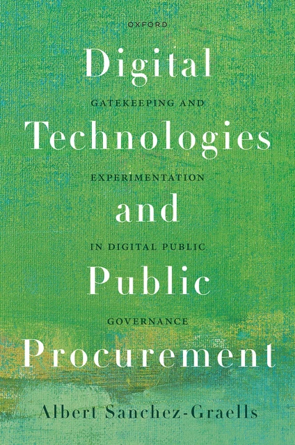 ALBERT SANCHEZ-GRAELLS DIGITAL Technologies and Public Procurement (Relié) EUR 193,63 - PicClick FR