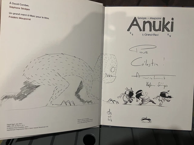 BD DÉDICACÉE ANUKI X2 Par Sénégas Tome 4 Et 5 EUR 19,90 - PicClick FR