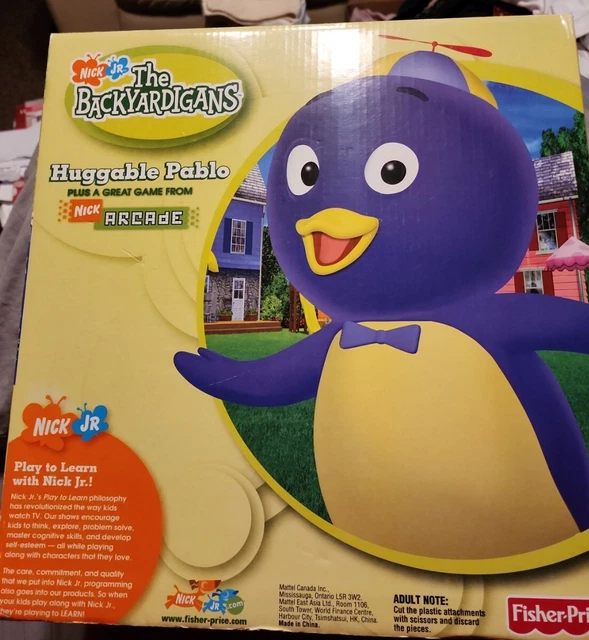 FISHER PRICE THE backyardigans Nick Jr Huggable Pablo plus a great game ...