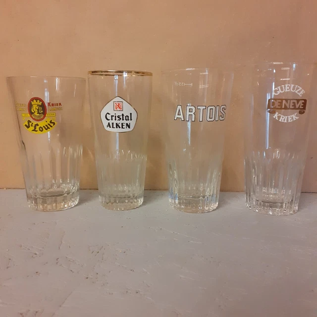 LOT DE 4 verres a biere différent EUR 5,00 - PicClick FR
