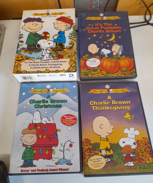 PEANUTS CLASSIC HOLIDAY Collection DVD Box Set Pumpkin Christmas Region ...