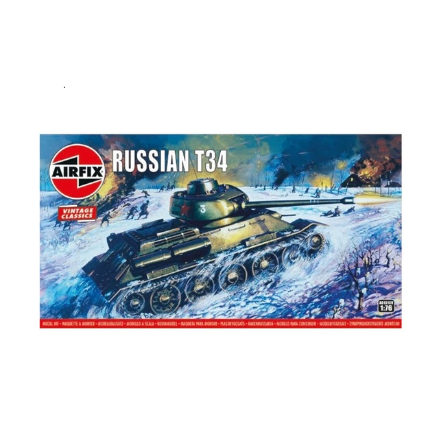 AIRFIX A01316V RUSSIAN T34 Medium Tank 1:76 Scale £10.99 - PicClick UK