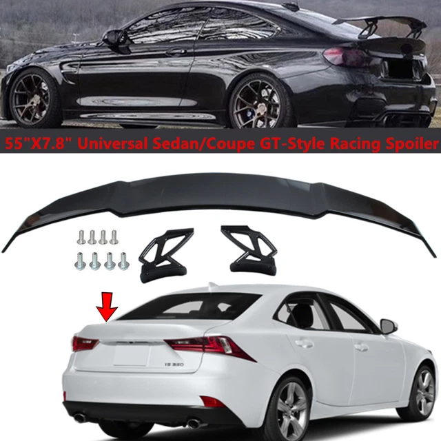 UNIVERSAL GT-STYLE REAR Trunk Wing Racing Spoiler Fit For Lexus Mercury ...