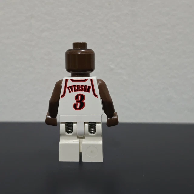 LEGO NBA037 ALLEN Iverson Philadelphia 76ers #3 Basketball Lot F $15.00 ...