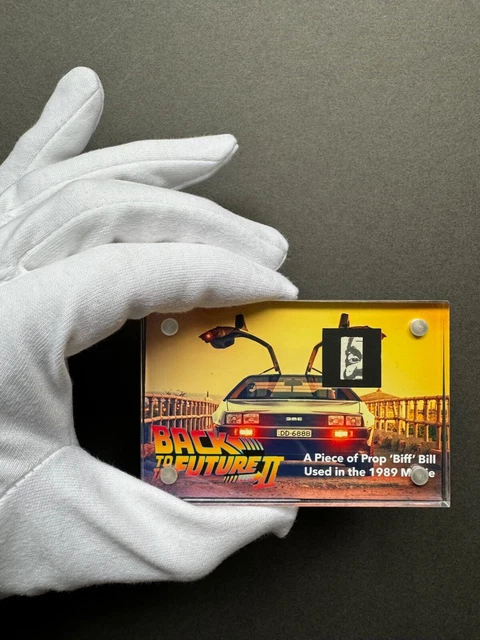 BACK TO THE FUTURE- MINI MOVIE PROP DISPLAY w/COA PART II MARTY MCFLY ...