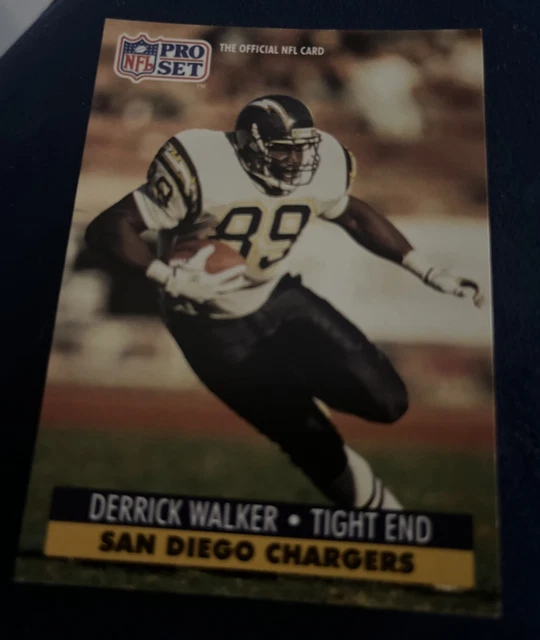 DERRICK WALKER 1991 Pro Set Espagnol #89 Chargers Michigan carte ROOKIE ...