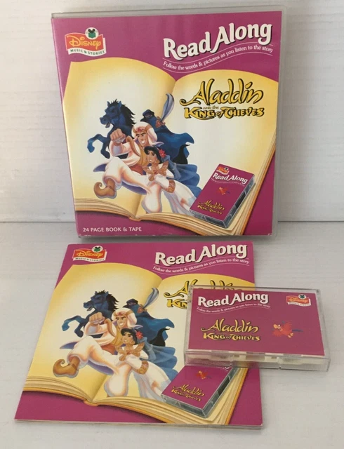 DISNEY READ ALONG Aladdin and the King of Thieves audiobook cassette ...