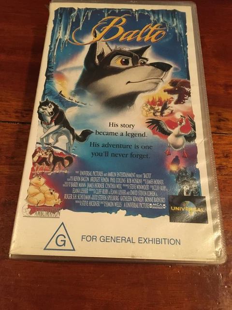 BALTO- KEVIN BACON, Bridget Fonda - Vhs Video EUR 6,70 - PicClick DE