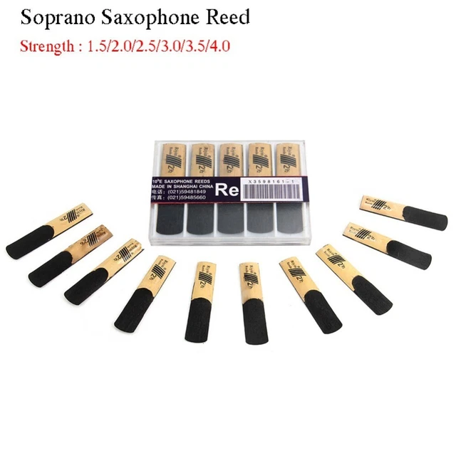 HARD 10-PIECE TENOR Saxophone Reed Reed Soprano Saxophone Reed $16.49 ...