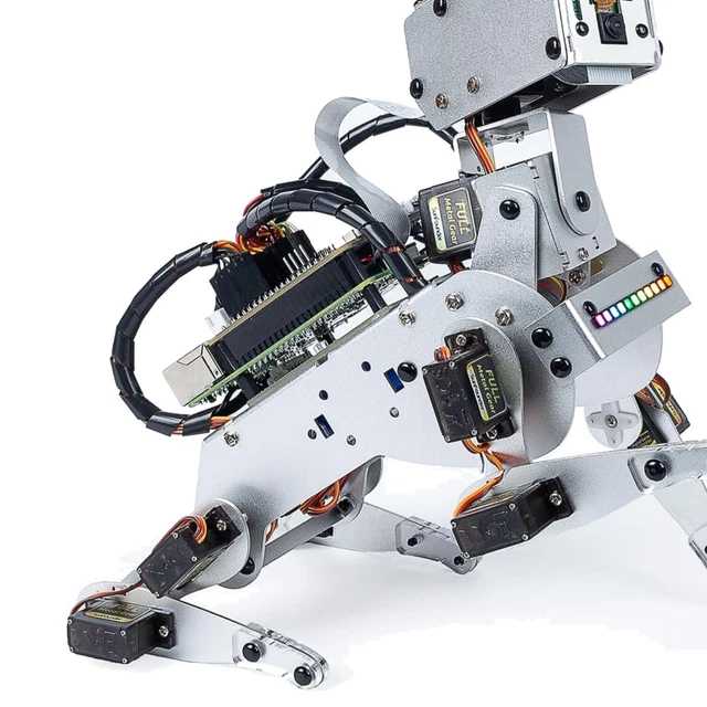 RASPBERRY PI AI Robot Dog Kit - ChatGPT-4o with Voice & Video ...