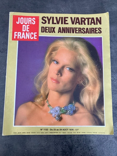JOURS DE FRANCE N°1132 23/08/76 Sylvie Vartan Montevecchi Birgit Bergen Ford L23 EUR 5,00 ...