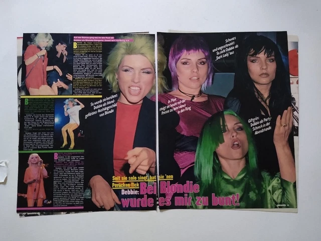 DEBBIE HARRY BLONDIE Abba Benny Das Boot clippings Germany 1980s £20.77 ...