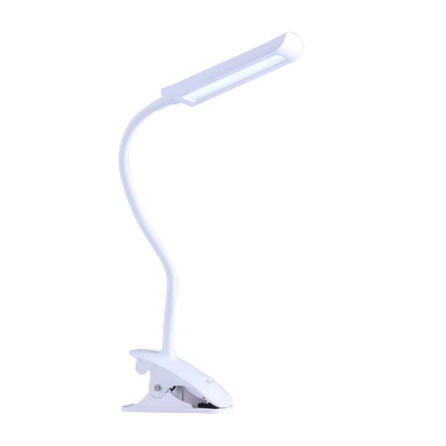 CLIP-ON DESK LAMP Dimmable Reading USB Bedside Table with Clamp LED £31 ...