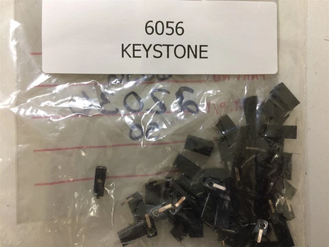 6056 KEYSTONE PC Test Point Jack Black 10 Pieces $13.50 - PicClick