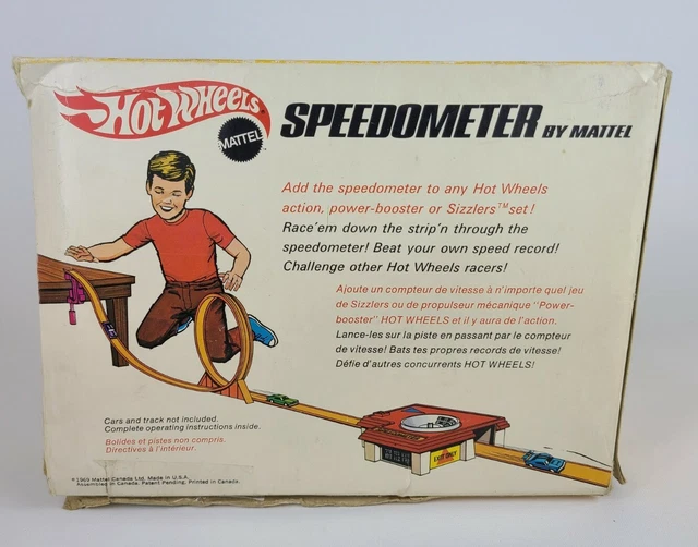 VINTAGE HOT WHEELS Mattel Speedometer Toy With Box 1969 $50.00 ...