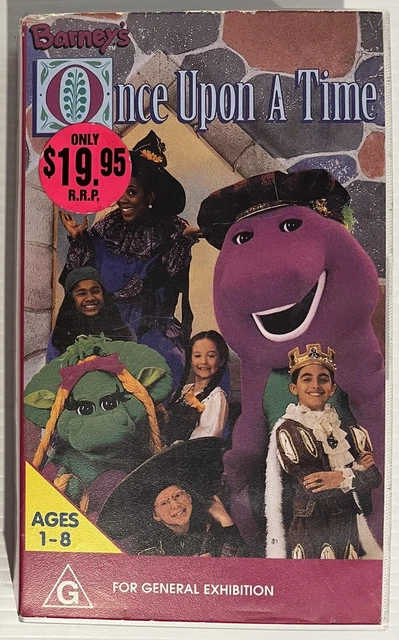 BARNEY’S ONCE UPON A Time - VHS Video Cassette Tape Aus PAL RARE Barney ...