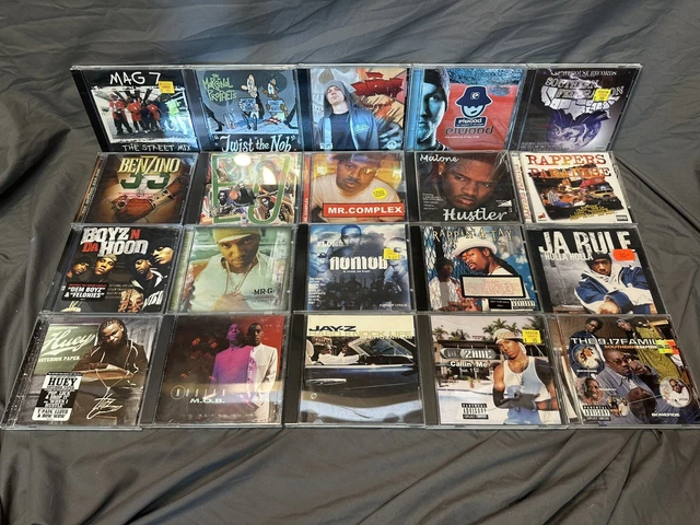 RAP HIP HOP CD LOT 5 Gangsta G-Funk Ja Rule Rappin 4 Tay Flomob Huey ...